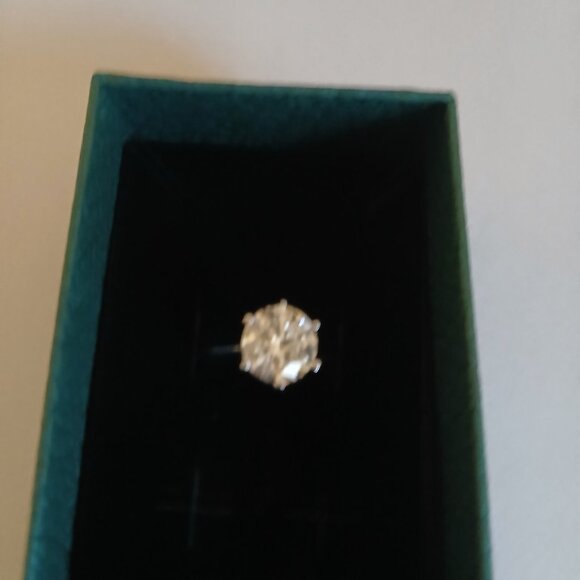 Jewelry | 3 Carat Moissanite Platinumplated 925 Sterling Silver ...